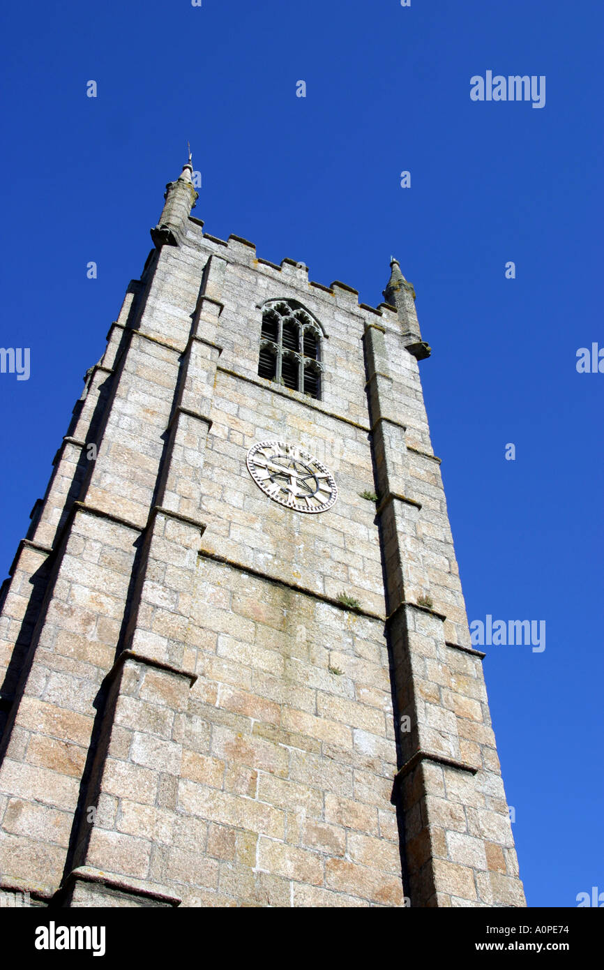 Church tower St Ives Cornwall UK Stock Photo - Alamy