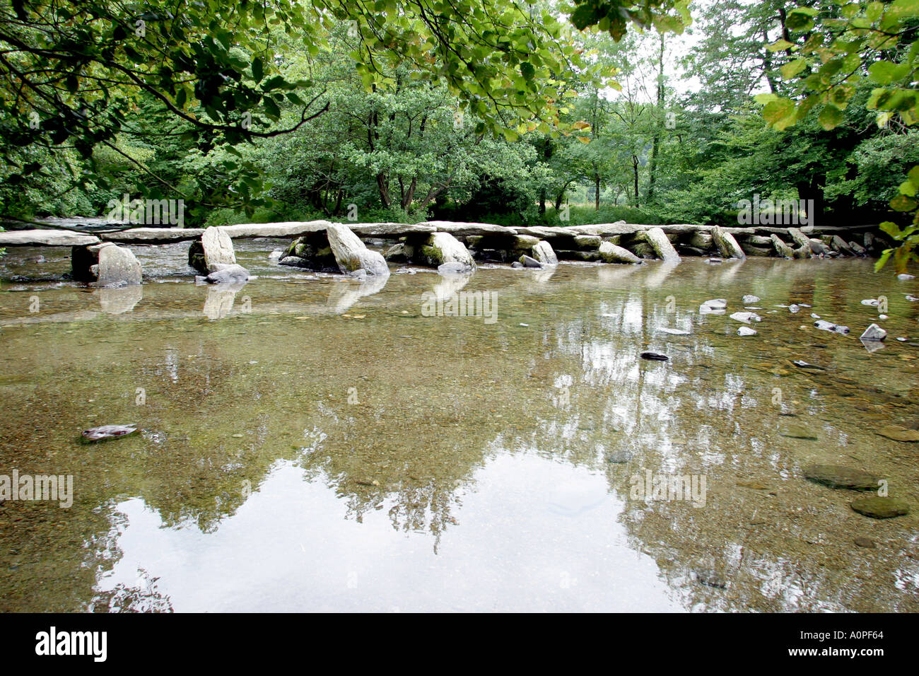Tarr Steps Exmoor National Park Somerset UK Stock Photo - Alamy