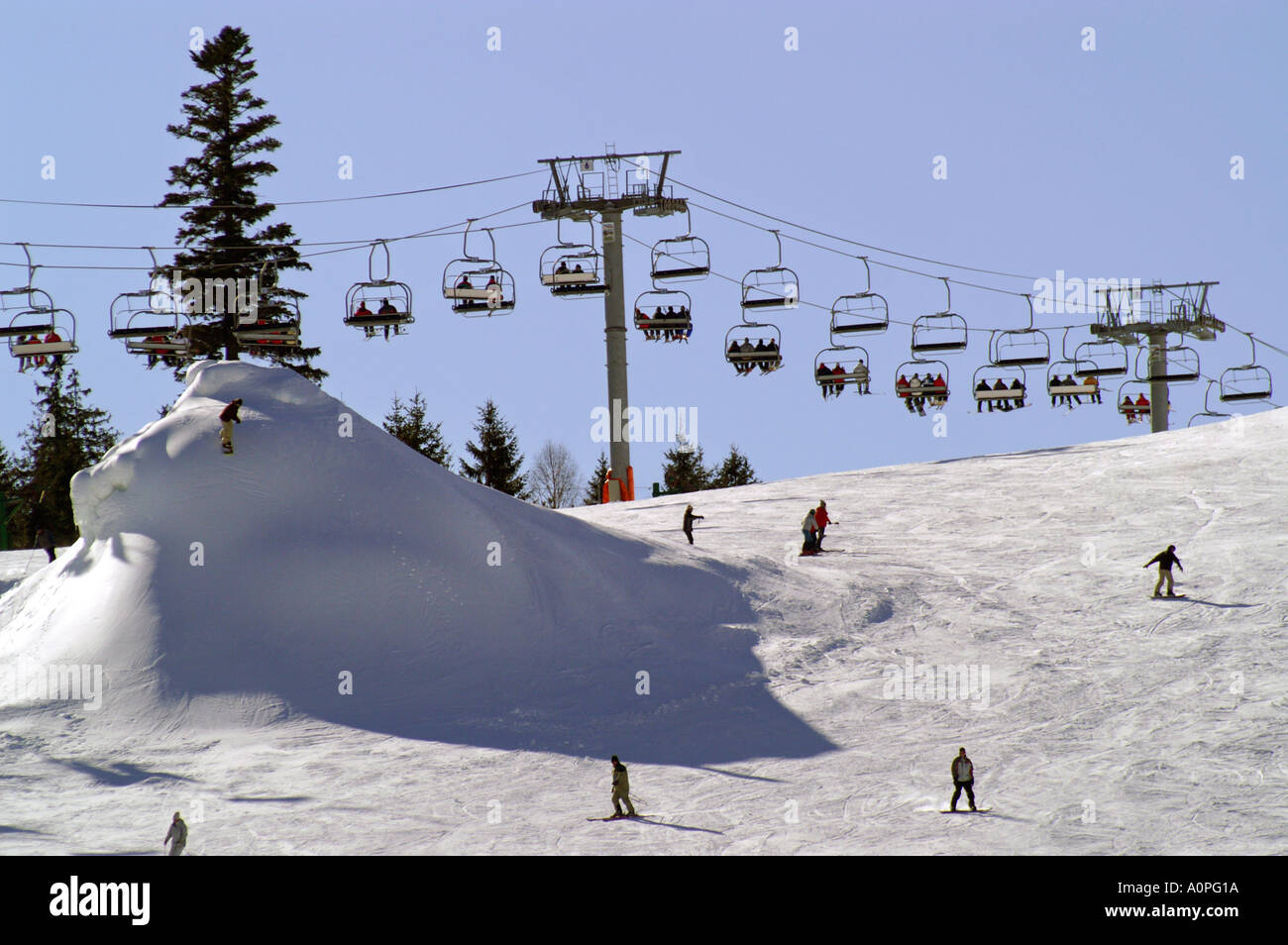 Ski resort Donovaly, Slovakia Stock Photo - Alamy
