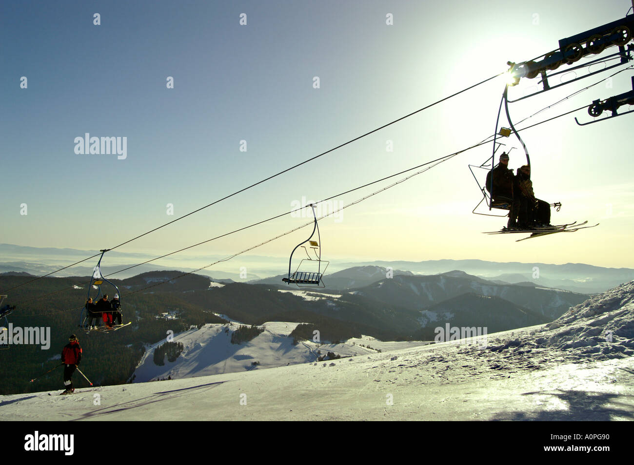 Ski resort Donovaly Slovakia Stock Photo - Alamy