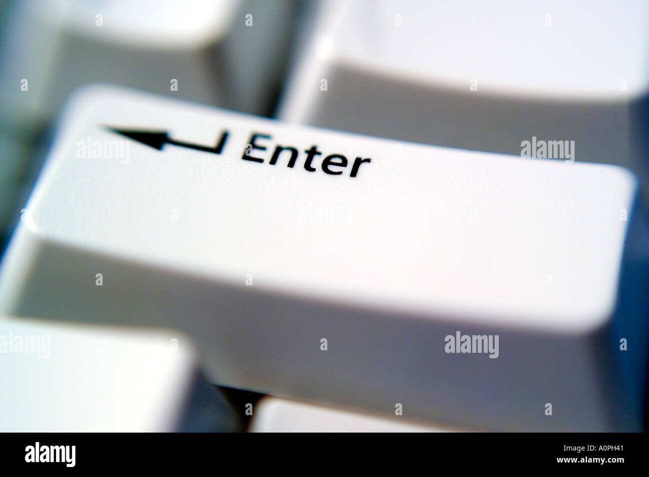 Computer Keys enter Stock Photo - Alamy