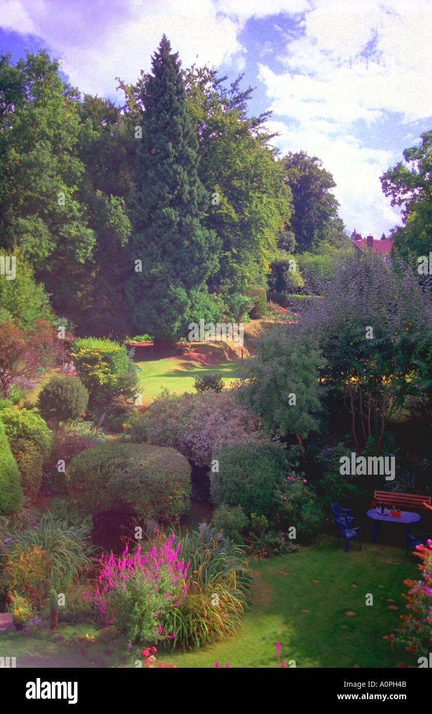 British country garden tree hi-res stock photography and images - Alamy