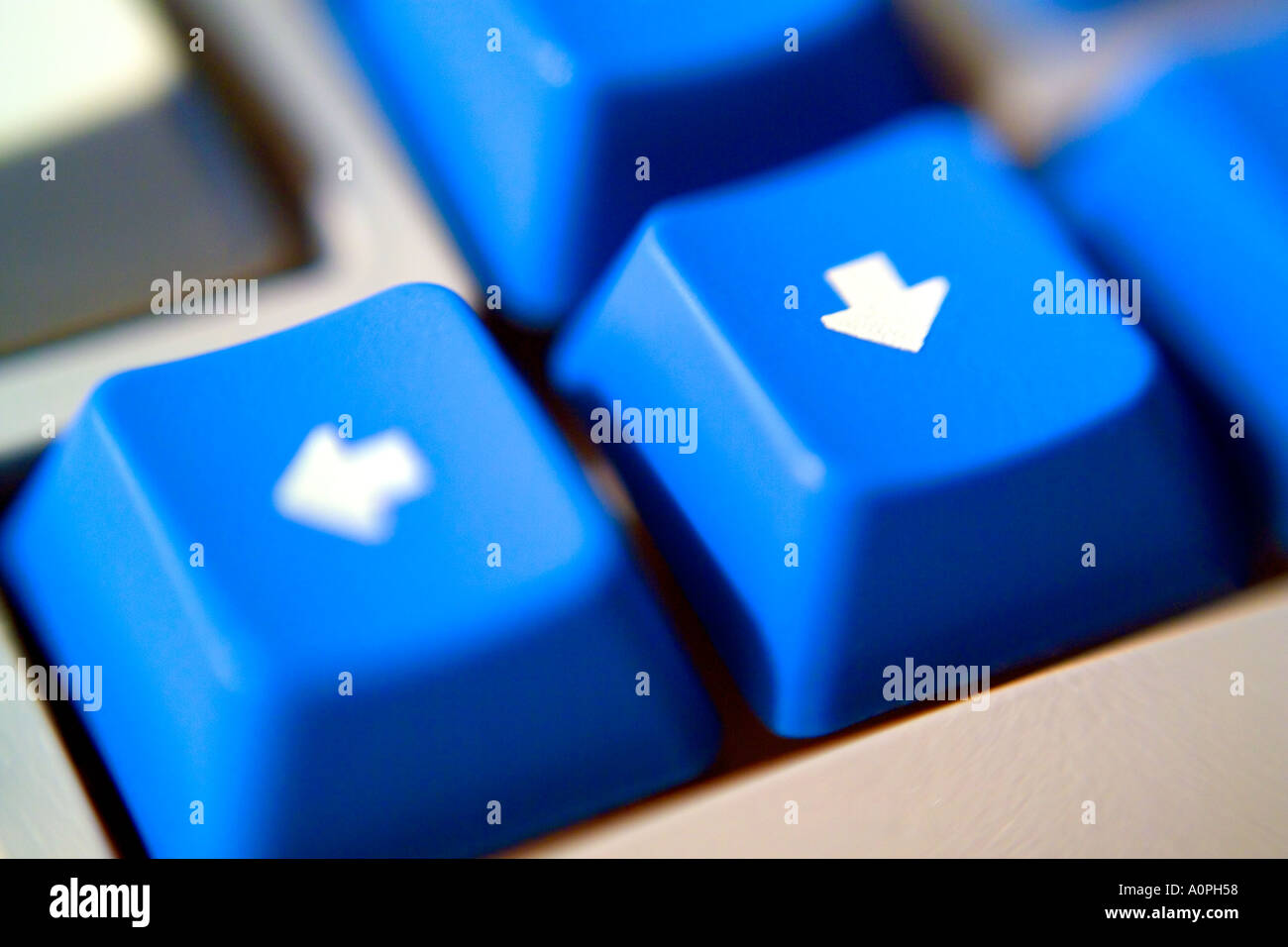 Computer Keys Arrow Stock Photo - Alamy