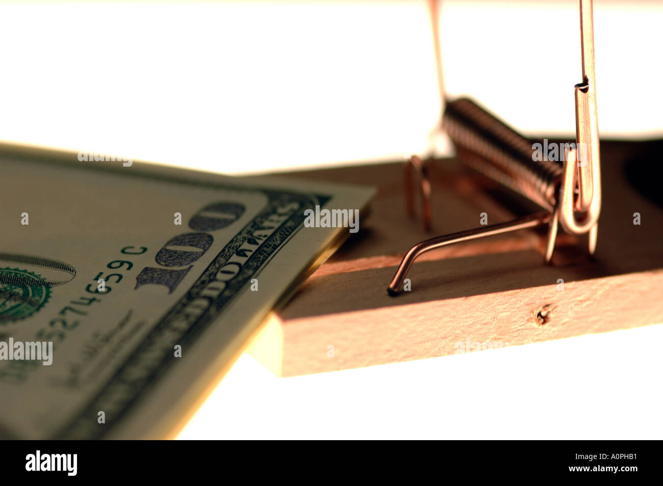 The Money Trap Stock Photo - Alamy