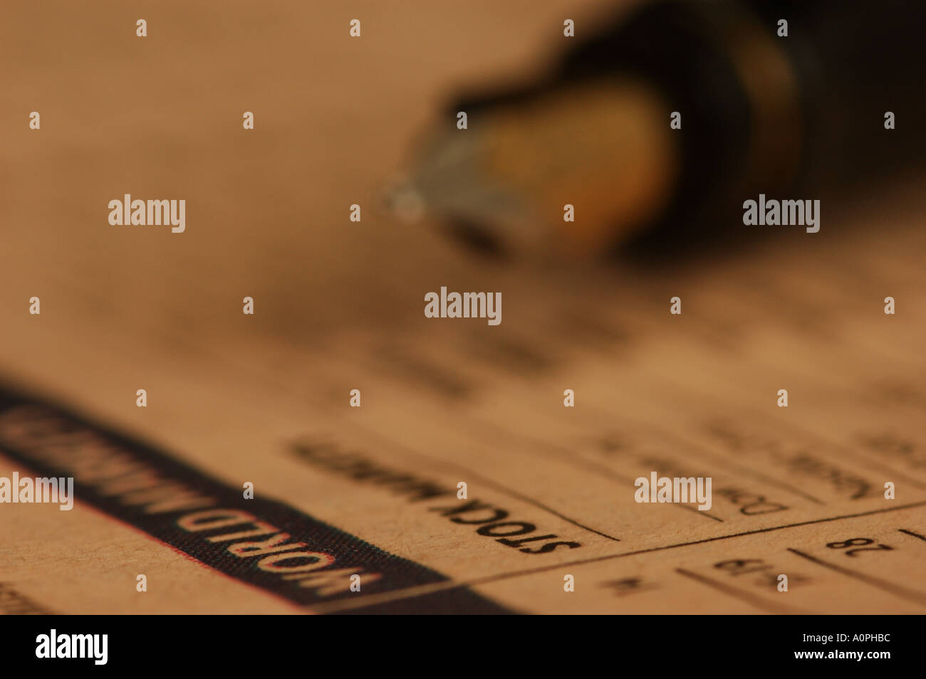 Stock Market Listings Stock Photo - Alamy