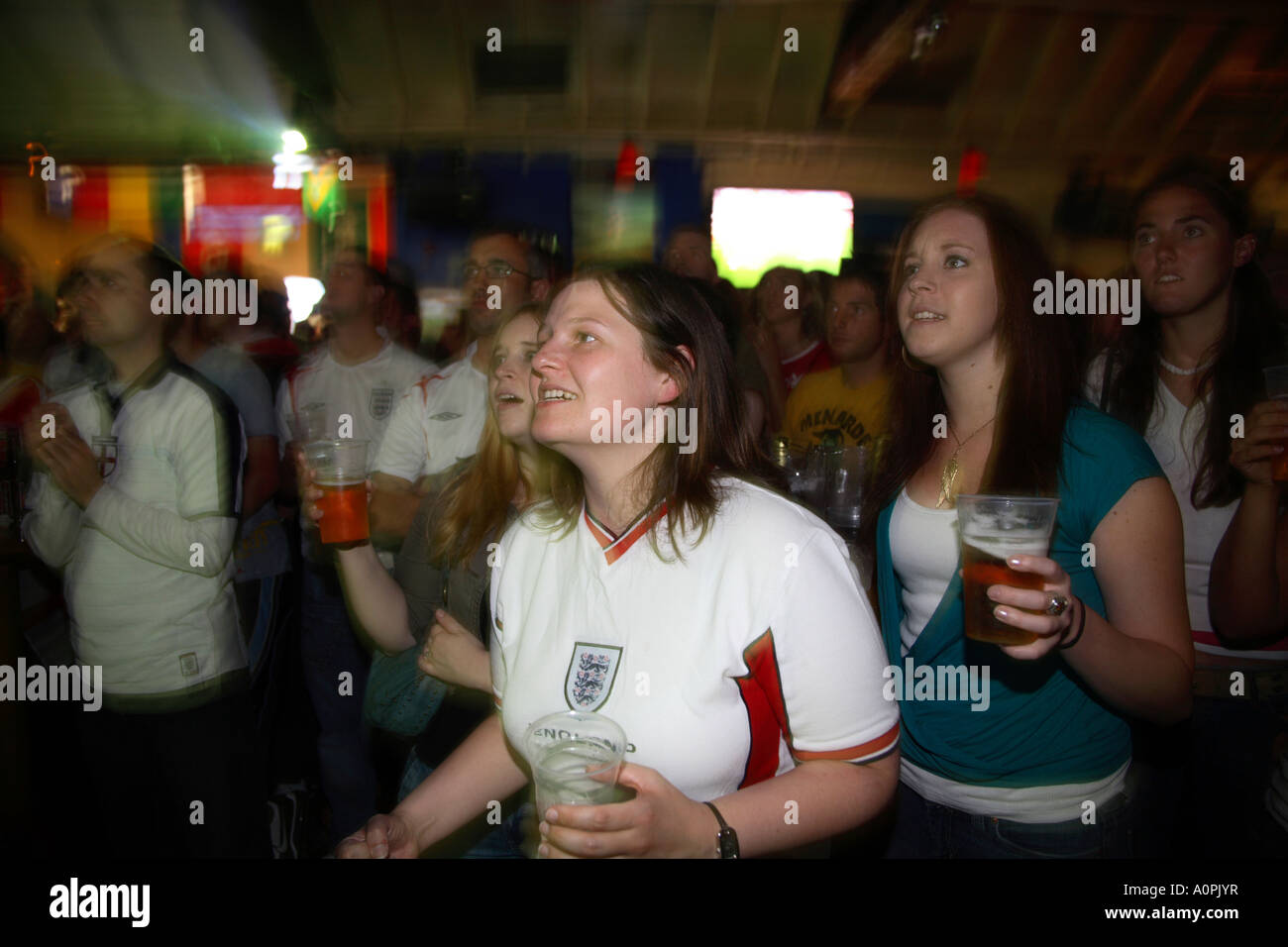 England football fans drink pub hi-res stock photography and images - Alamy