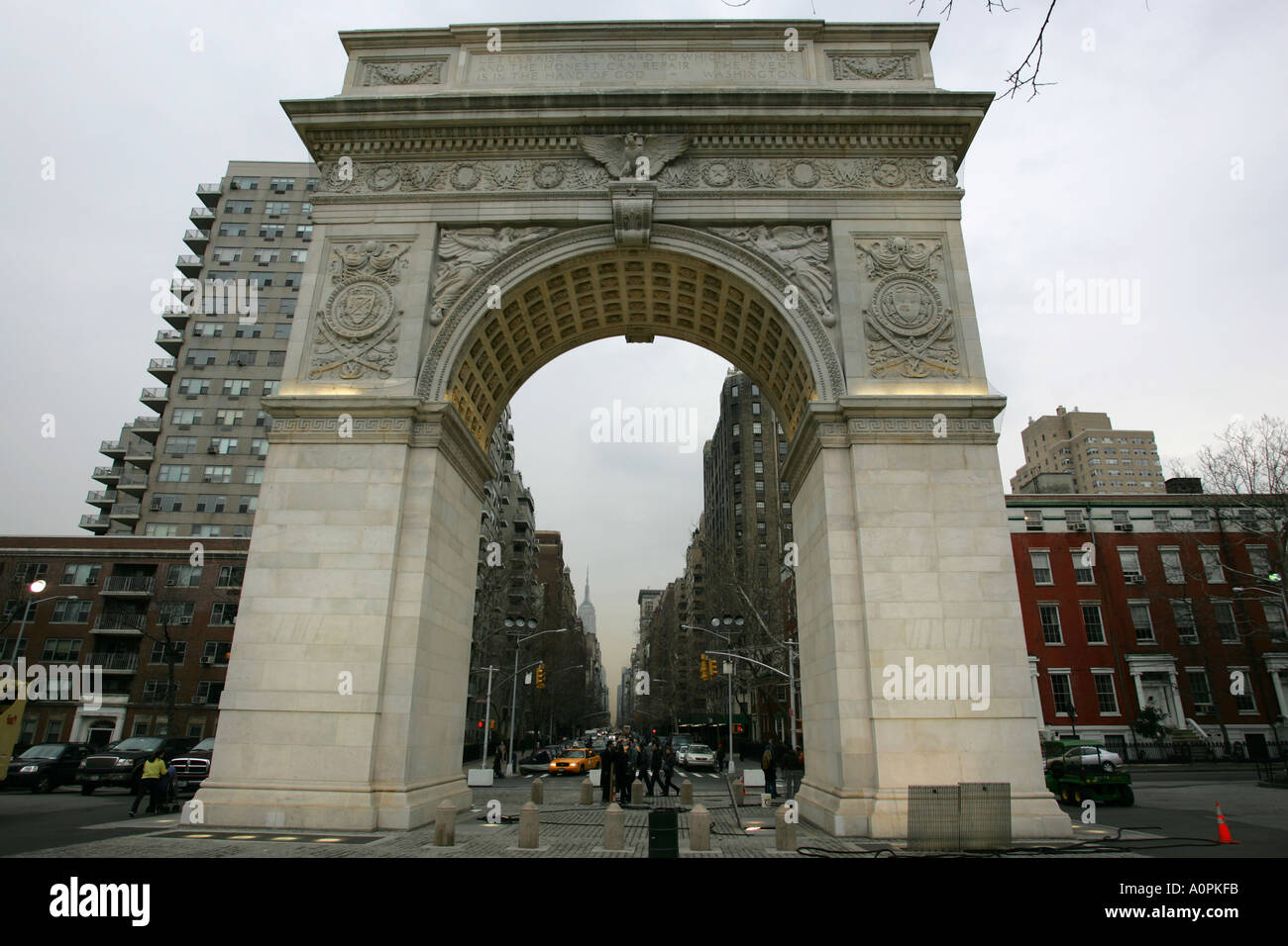 Washington Square Park and Arch Greenwich Village Manhattan New York ...