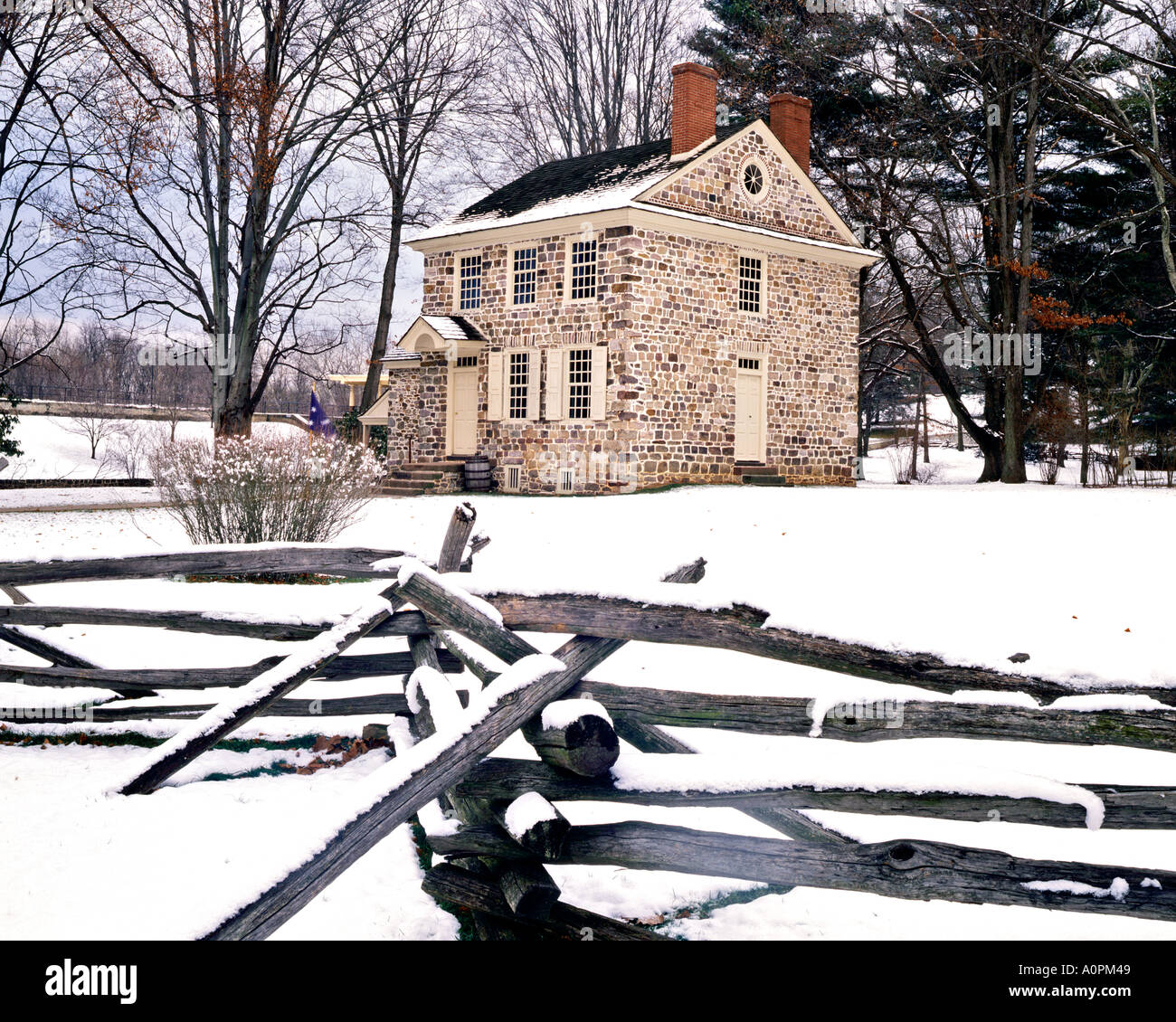 George washington headquarters valley forge hi-res stock photography ...