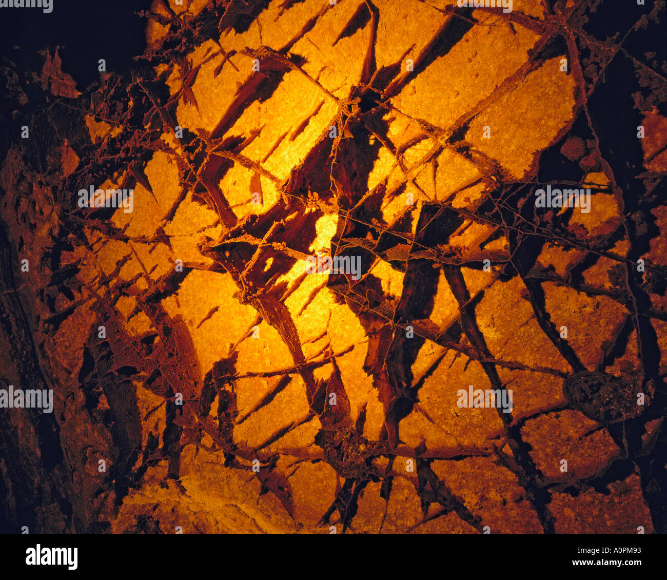 Boxwork Formations Wind Cave National Park South High Resolution Stock ...