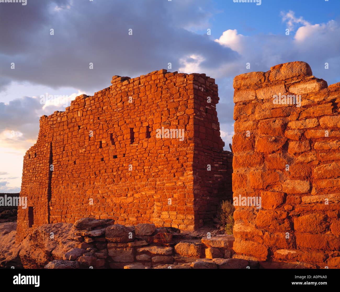 Hovenweep Castle at Sunset Hovenweep National Monument Utah Stock Photo ...