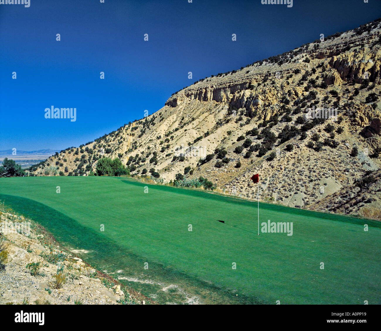 Scenic Golf Hole Palisades State Park Central Wasatch Plateau Utah ...