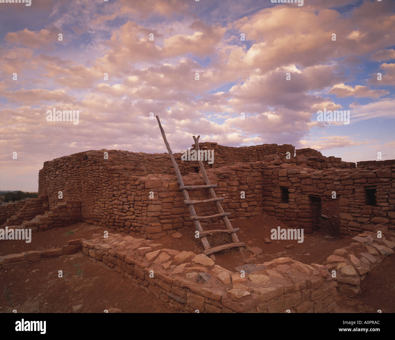 Lowry Ruin Dawn Clouds Lowry Pueblo Ruins Colorado Stock Photo - Alamy