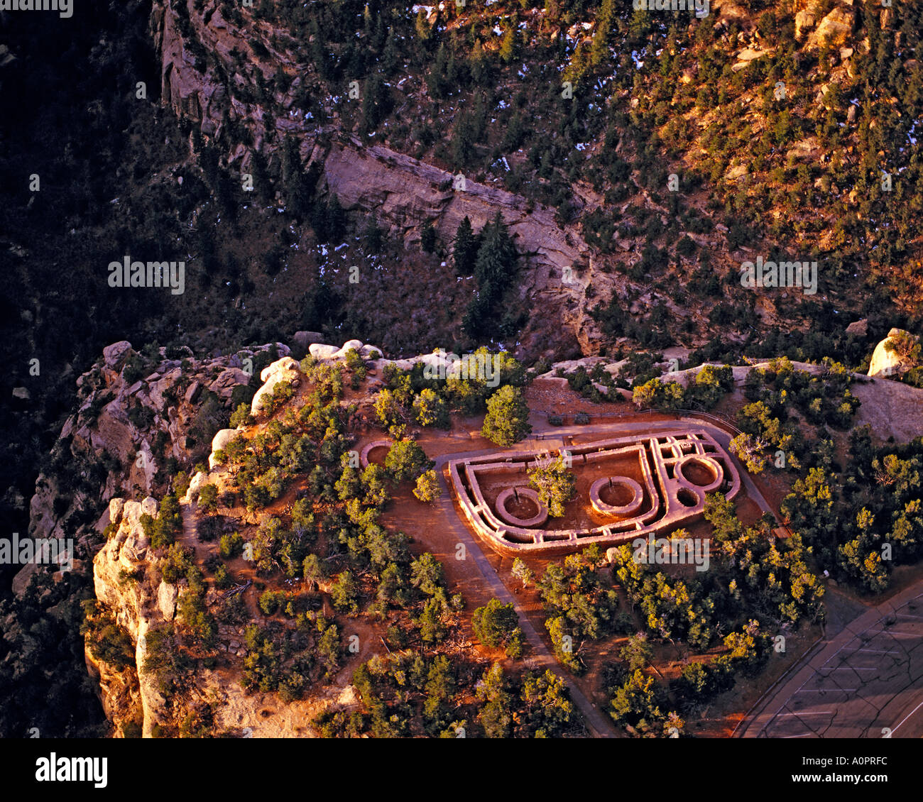 Sun temple mesa verde aerial hi-res stock photography and images - Alamy