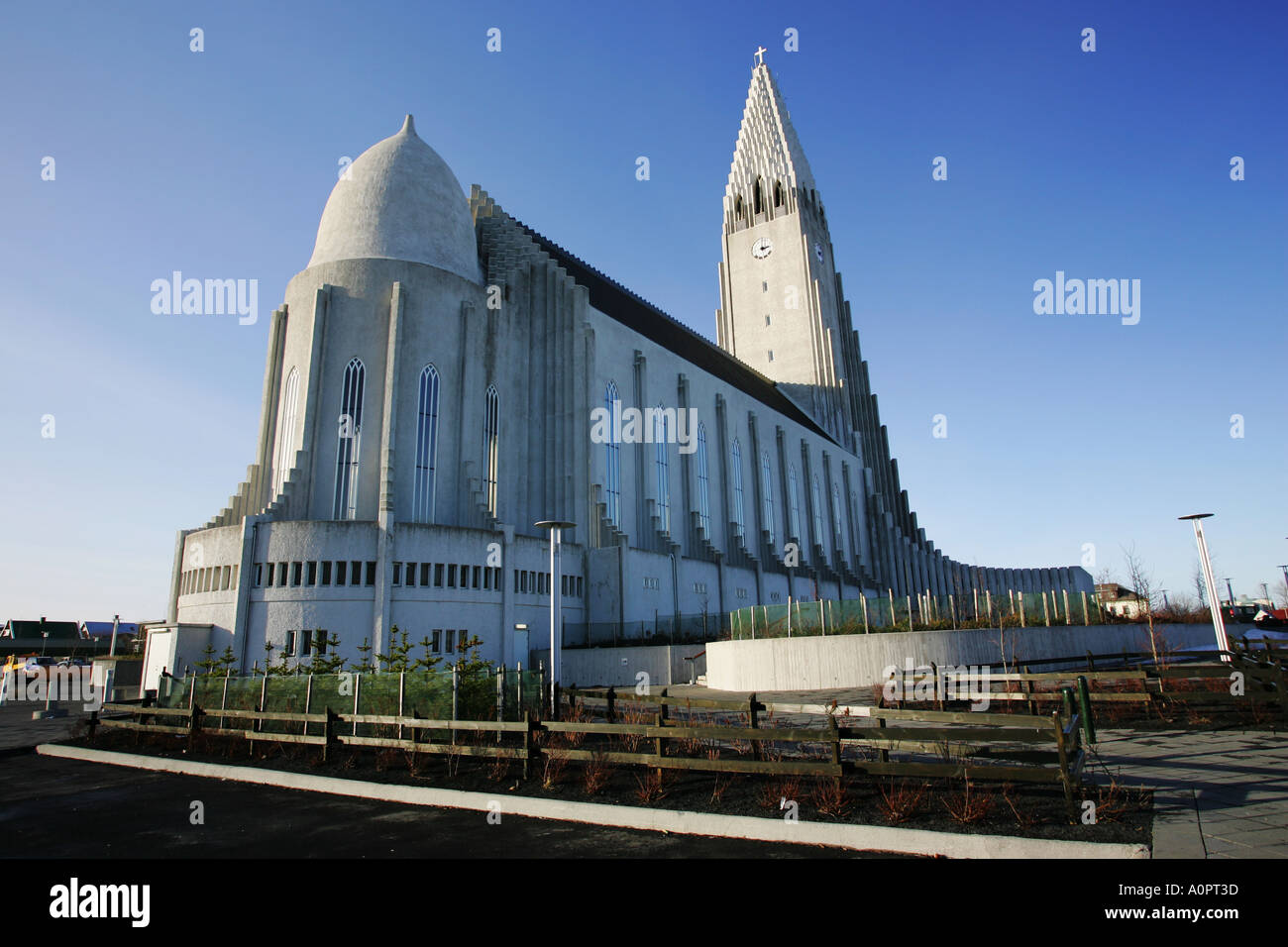Hallgrim Hallgrimur church a famous landmark tourist attraction in ...
