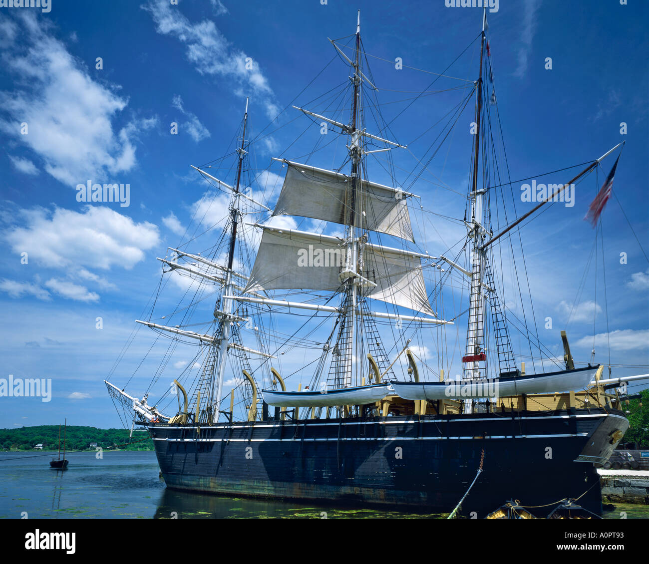 Tall Ships Mystic Seaport Connecticut Stock Photo - Alamy
