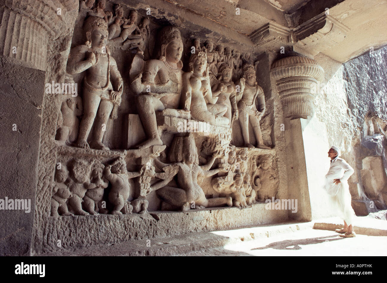 Ellora Caves UNESCO World Heritage Site Maharashtra state India Asia ...