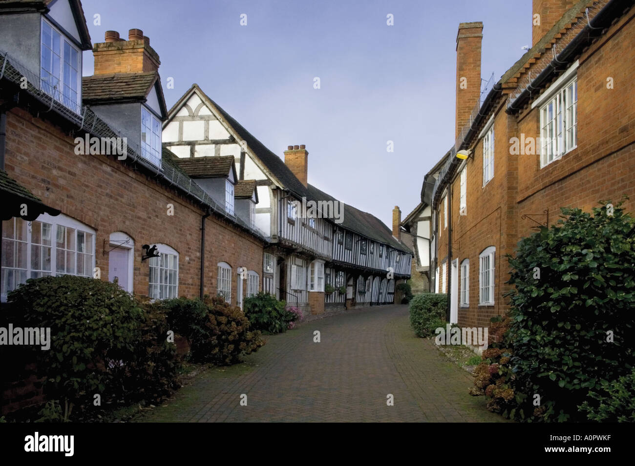 england warwickshire historic roman market town of ALCESTER half timber ...