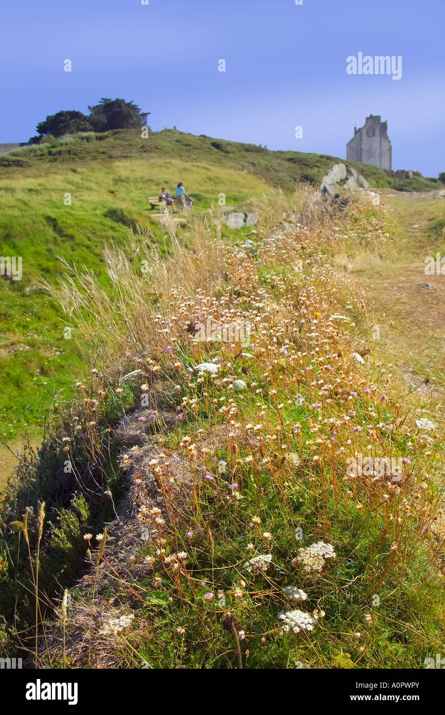Locquirec Armorican Corniche Amorique Coast Finistere Brittany France ...