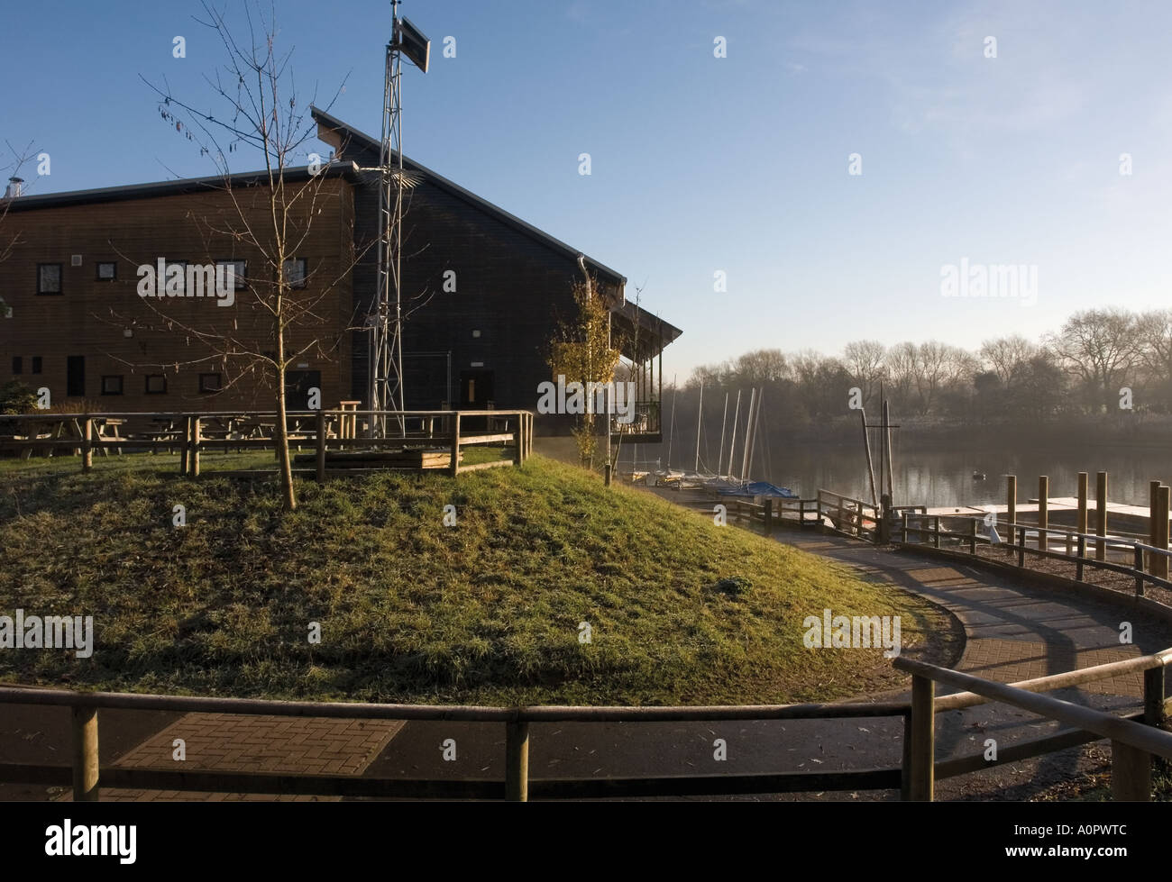 the lake at the arrow valley country park redditch worcestershire the ...