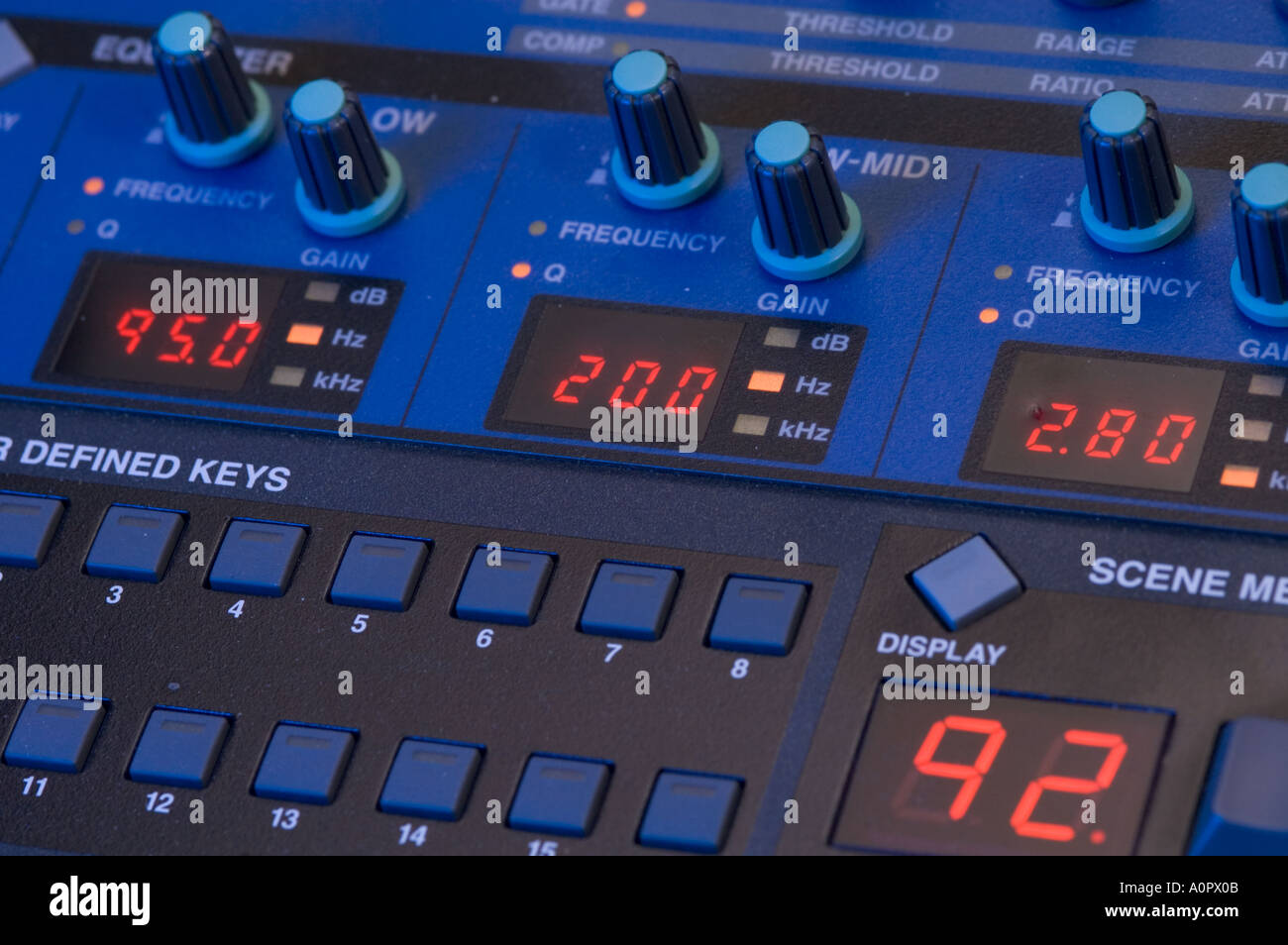 Digital mixing desk Stock Photo - Alamy