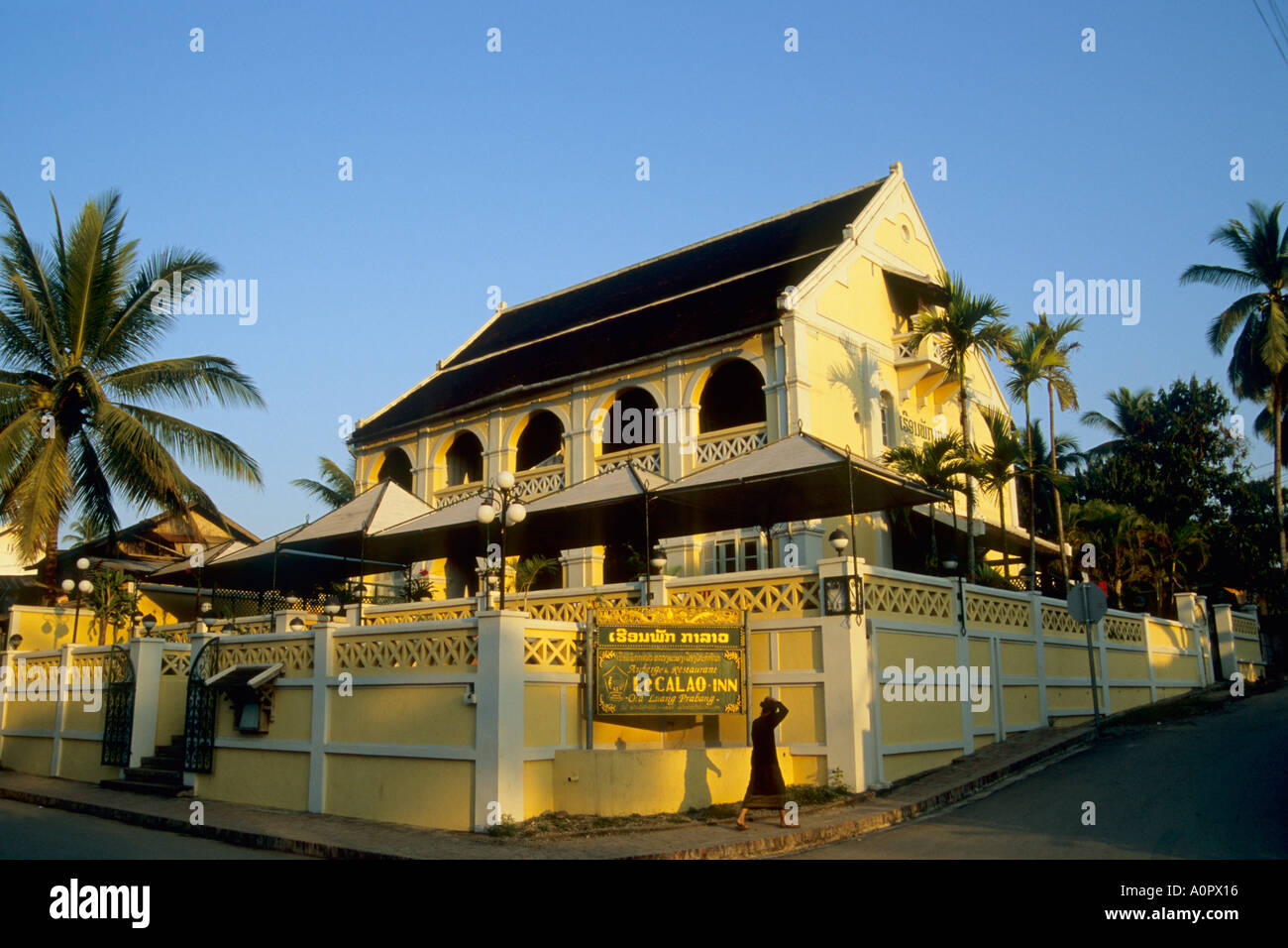 Laos Luang Prabang Auberge le Calao Stock Photo - Alamy