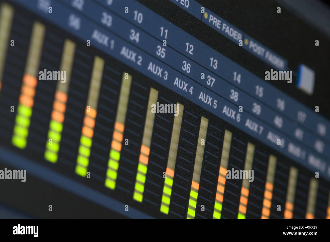 Digital mixing desk Stock Photo - Alamy