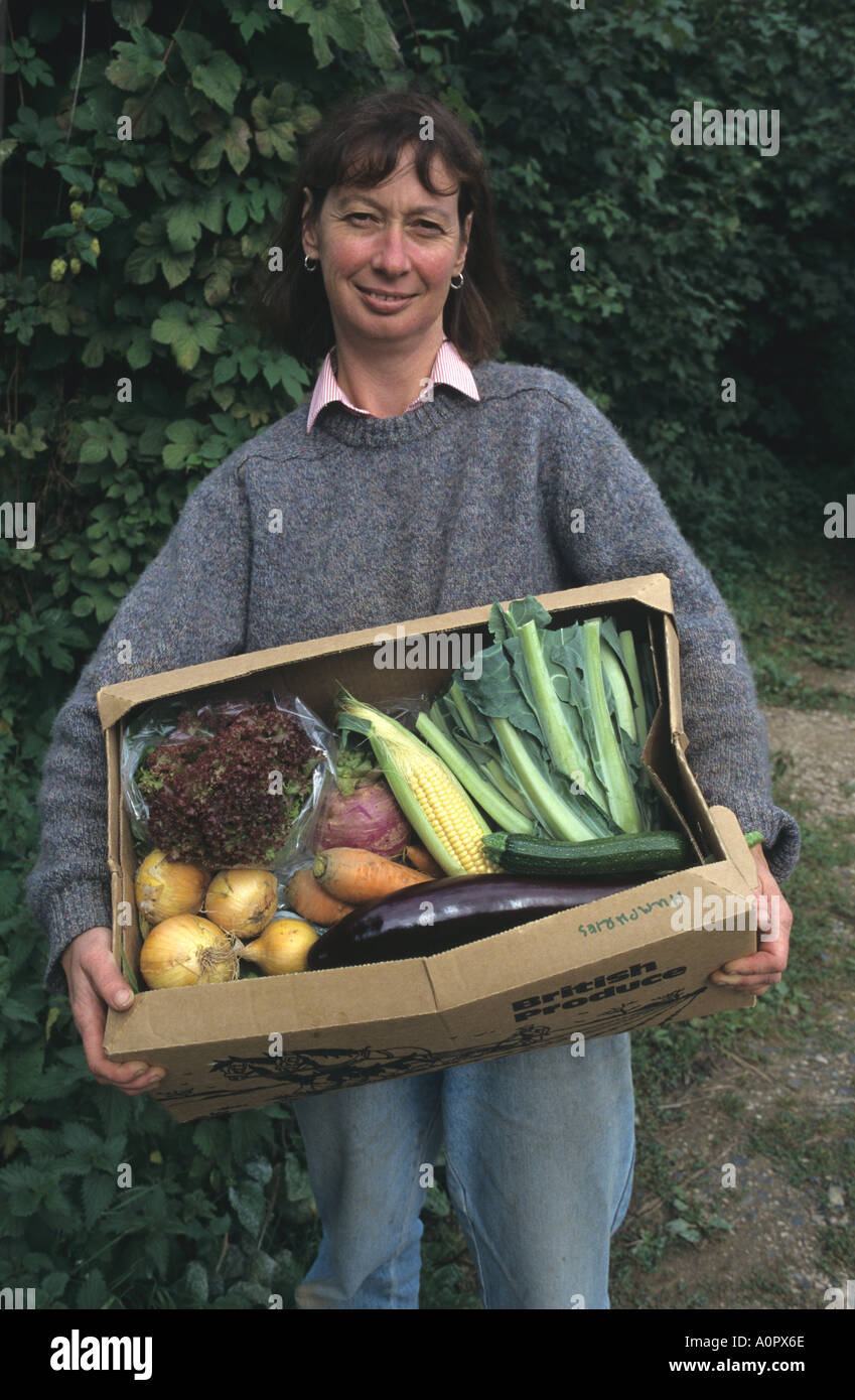 Jan Dean organic farmer and one of the pioneers of the vegetable box ...