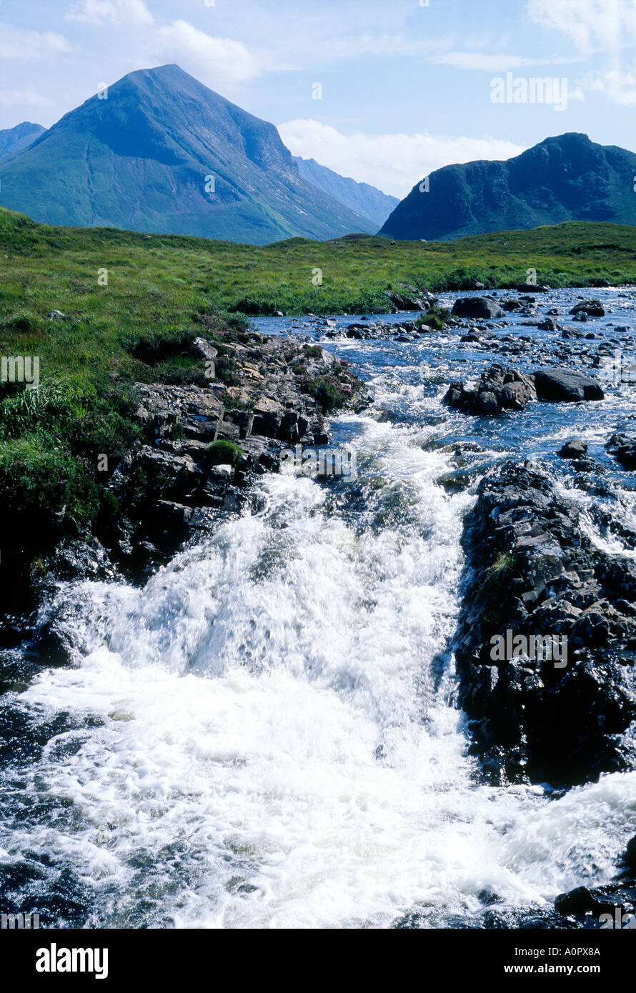 Black Cuillin Hills Sligachan Isle of Skye Scotland UK Cuillins ...