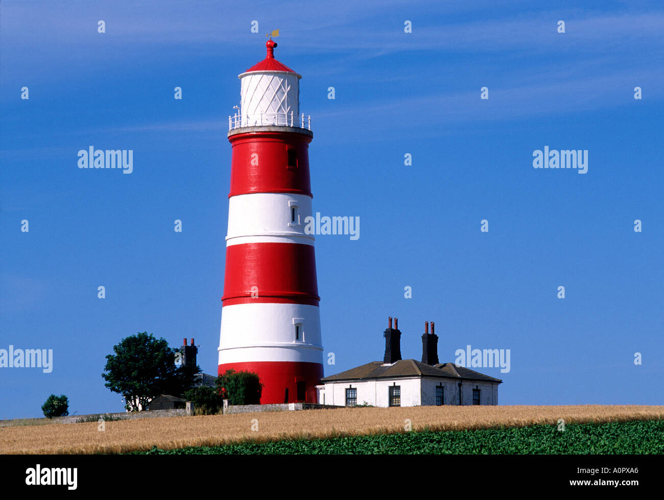 Happisburgh Lighthouse Norfolk England UK Stock Photo - Alamy