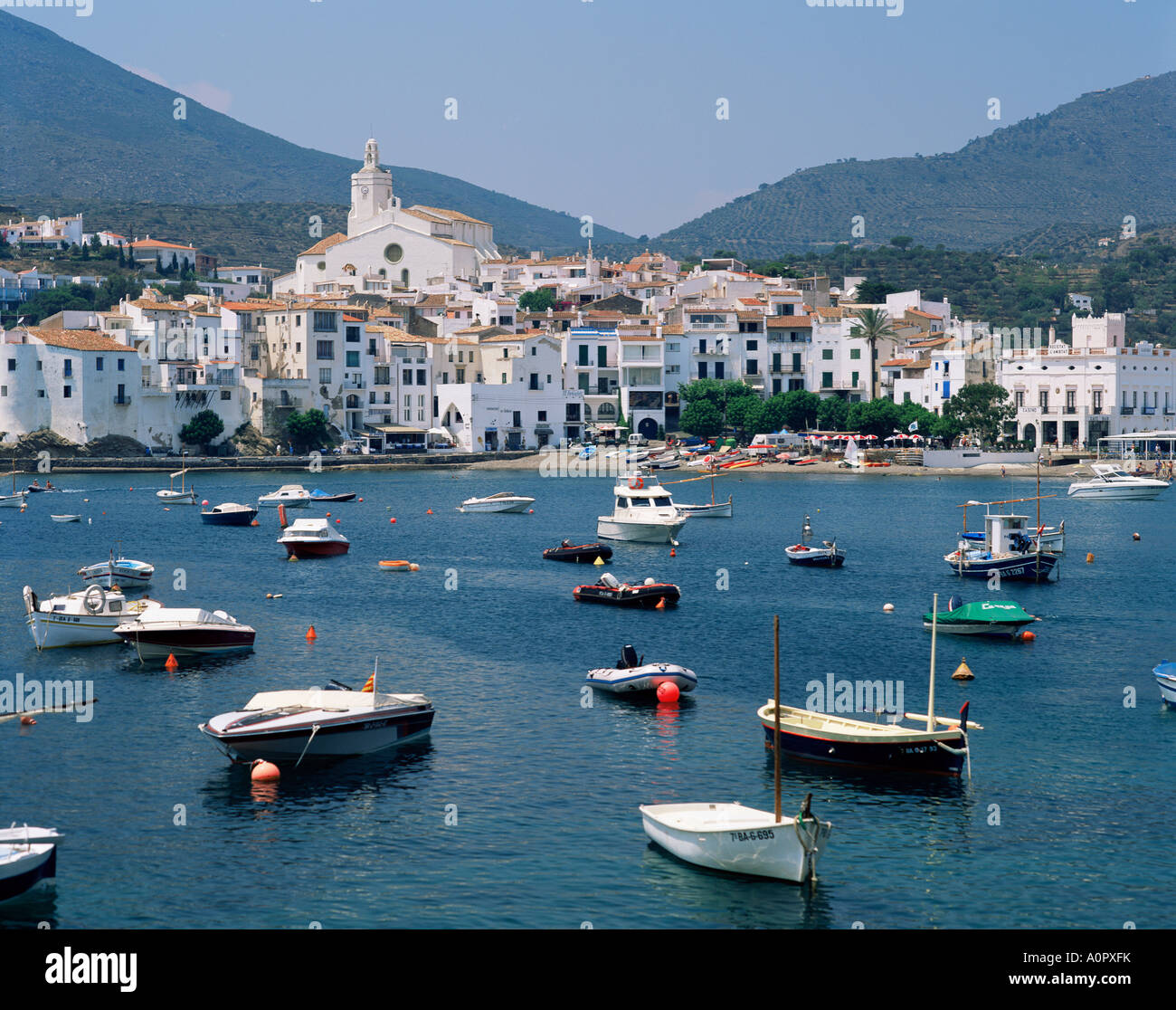 Cadaques Costa Brava Catalonia Spain Mediterranean Europe Stock Photo ...
