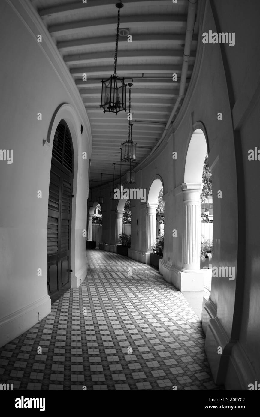 Colonial Hallway Singapore Art Museum Stock Photo - Alamy
