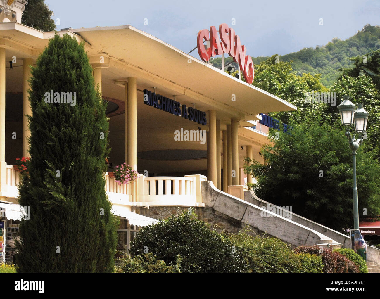 france aquitaine the pyrenees the thermal spa town of ax les thermes on ...