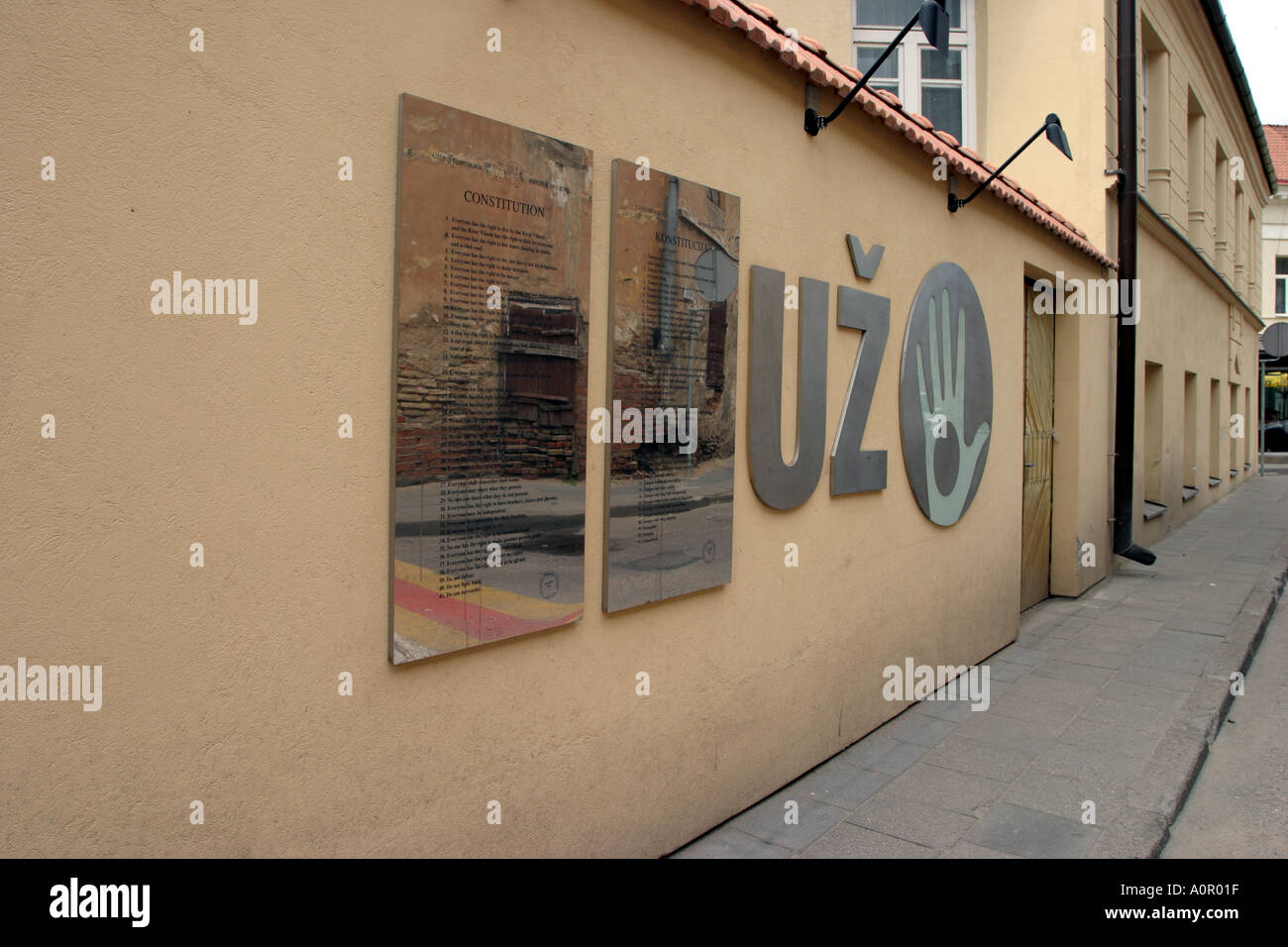 Uzupis rules hi-res stock photography and images - Alamy