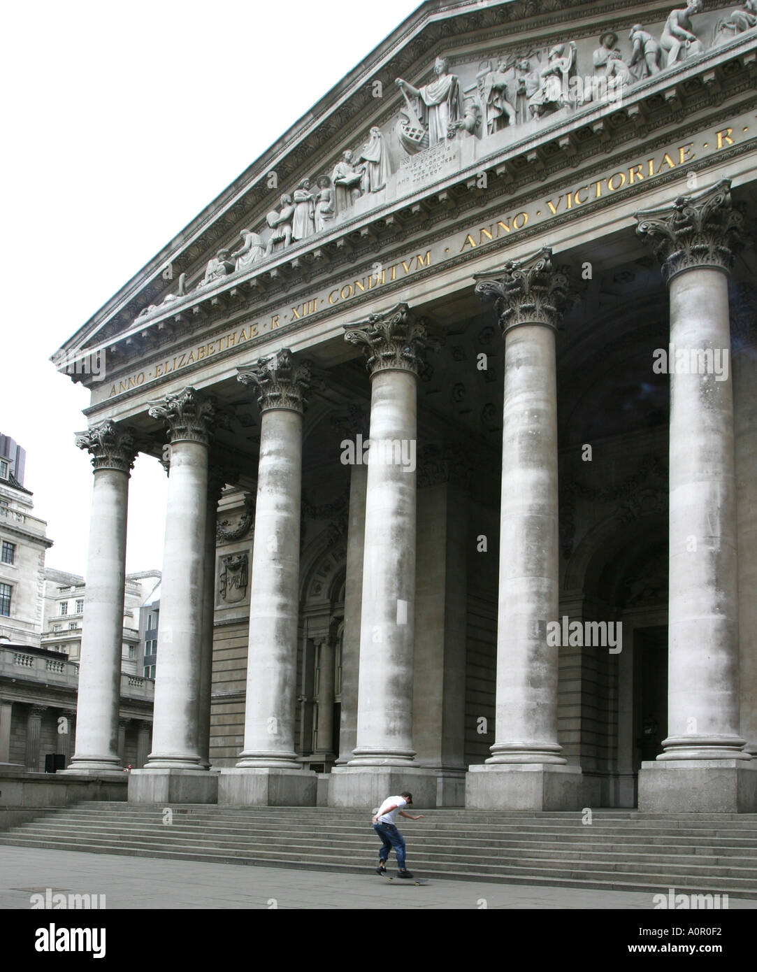 The Royal Exchange in London Stock Photo - Alamy