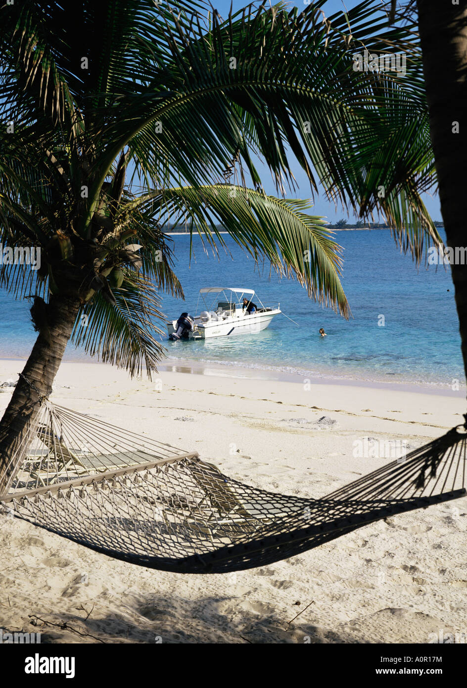 Sandy Bay Bahamas West Indies Central America Stock Photo - Alamy