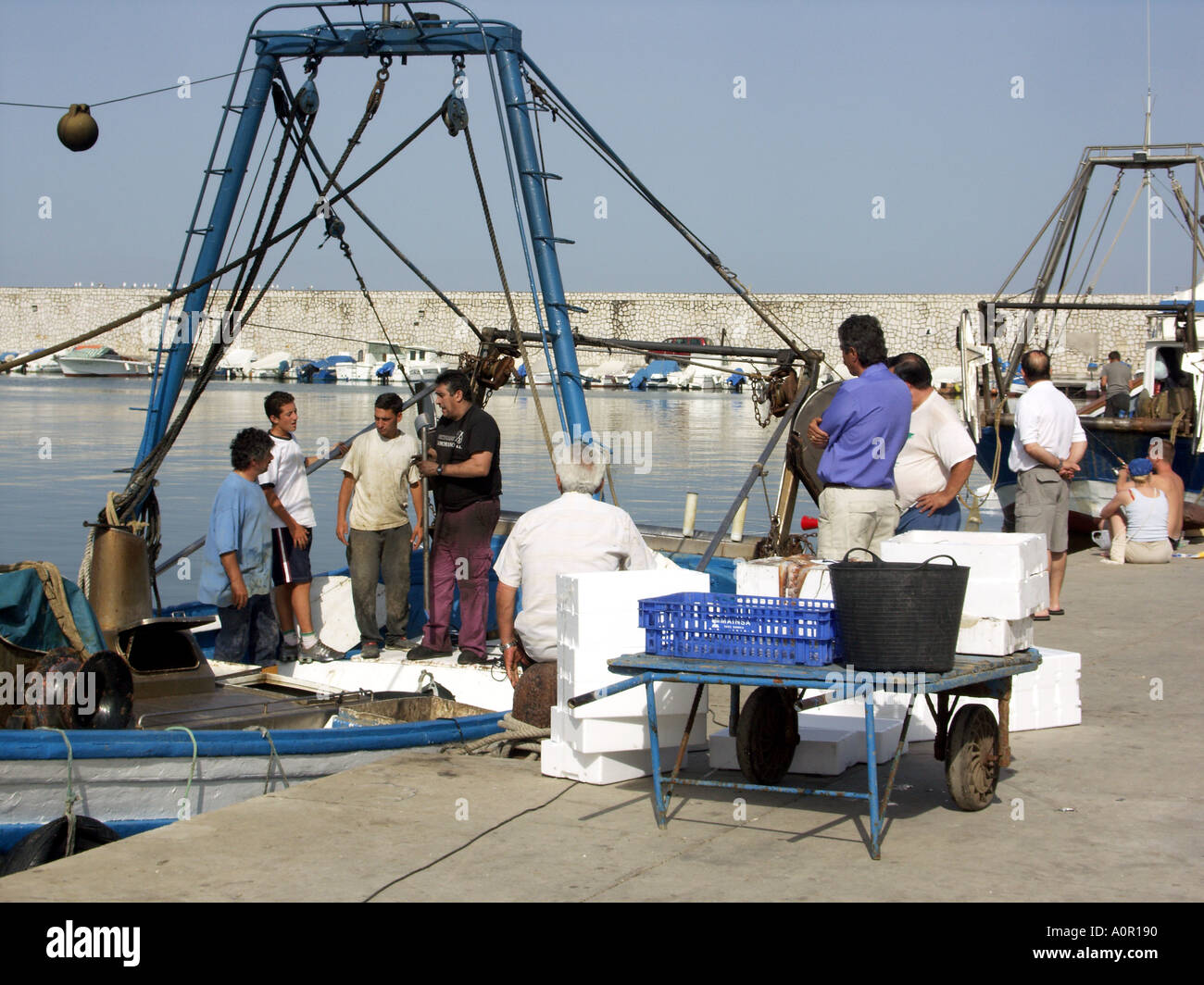 Sorting and boxing the catch hi-res stock photography and images - Alamy