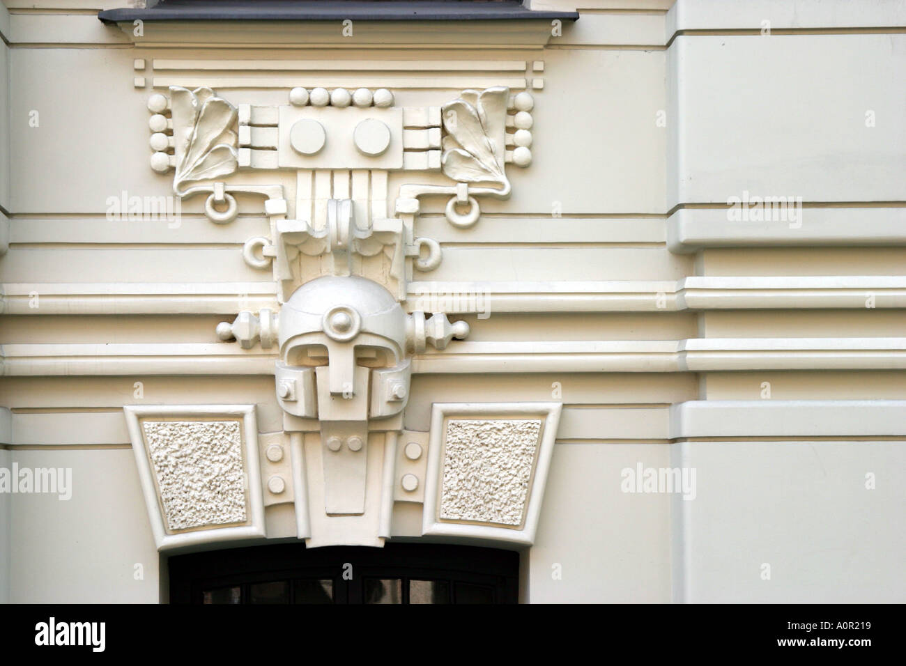 Art Nouveau architectureon the Stockholm School of Economics in Riga ...