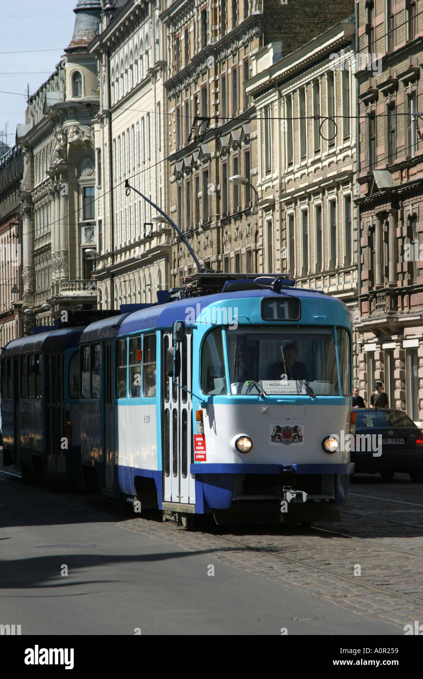 Riga tram hi-res stock photography and images - Alamy