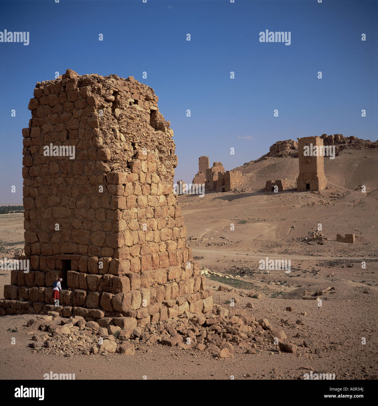 Palmyrene tower tombs multi storey burial chambers dating from the 1st ...