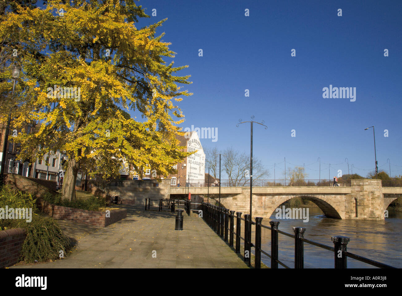 england the midlands shropshire the historic town of bridgnorth bridge ...