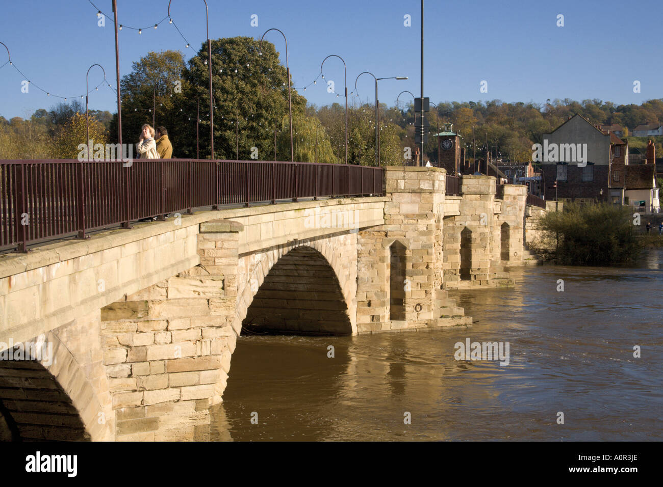 england the midlands shropshire the historic town of bridgnorth bridge ...