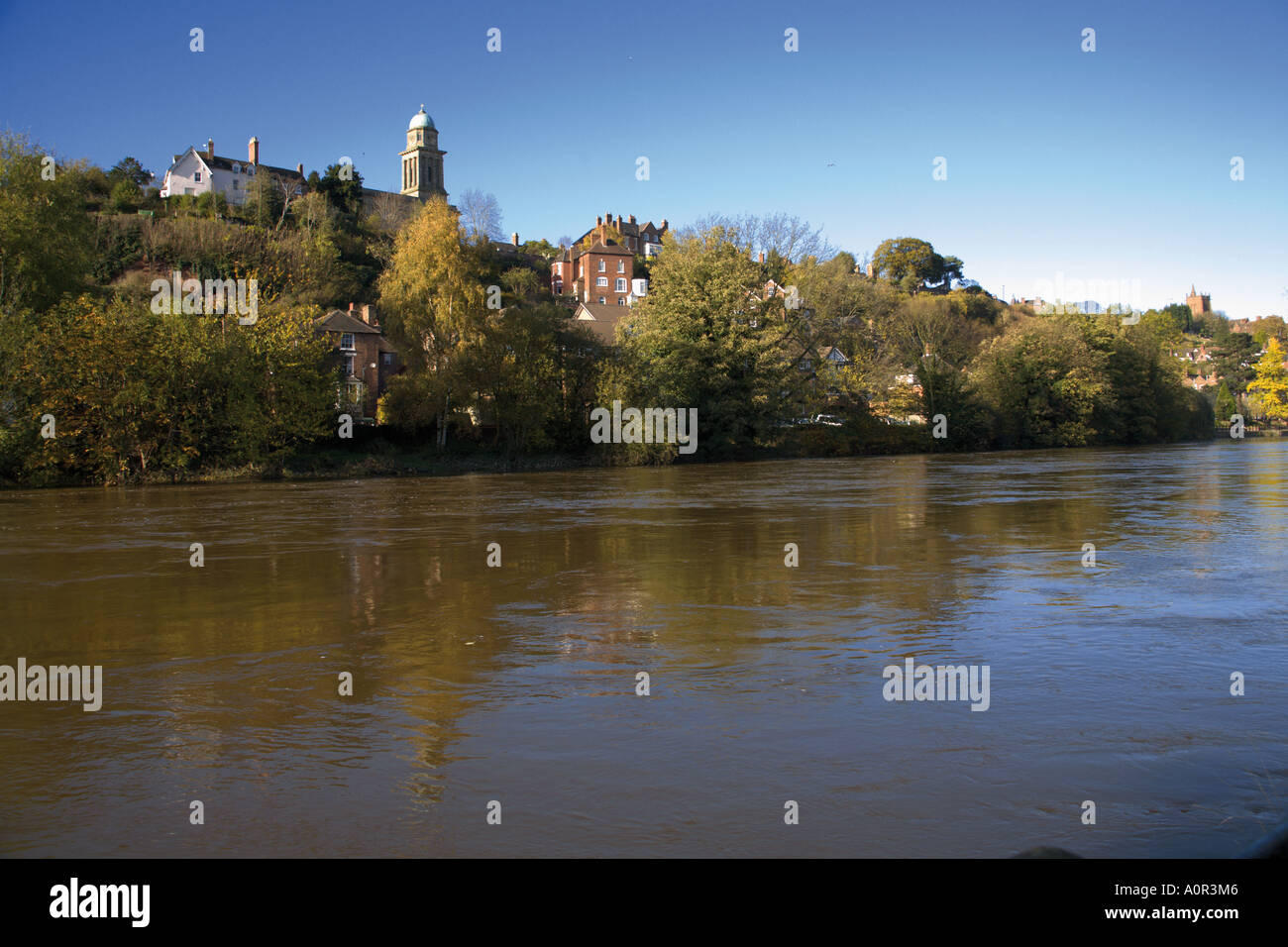 Bridgenorth town with river hi-res stock photography and images - Alamy