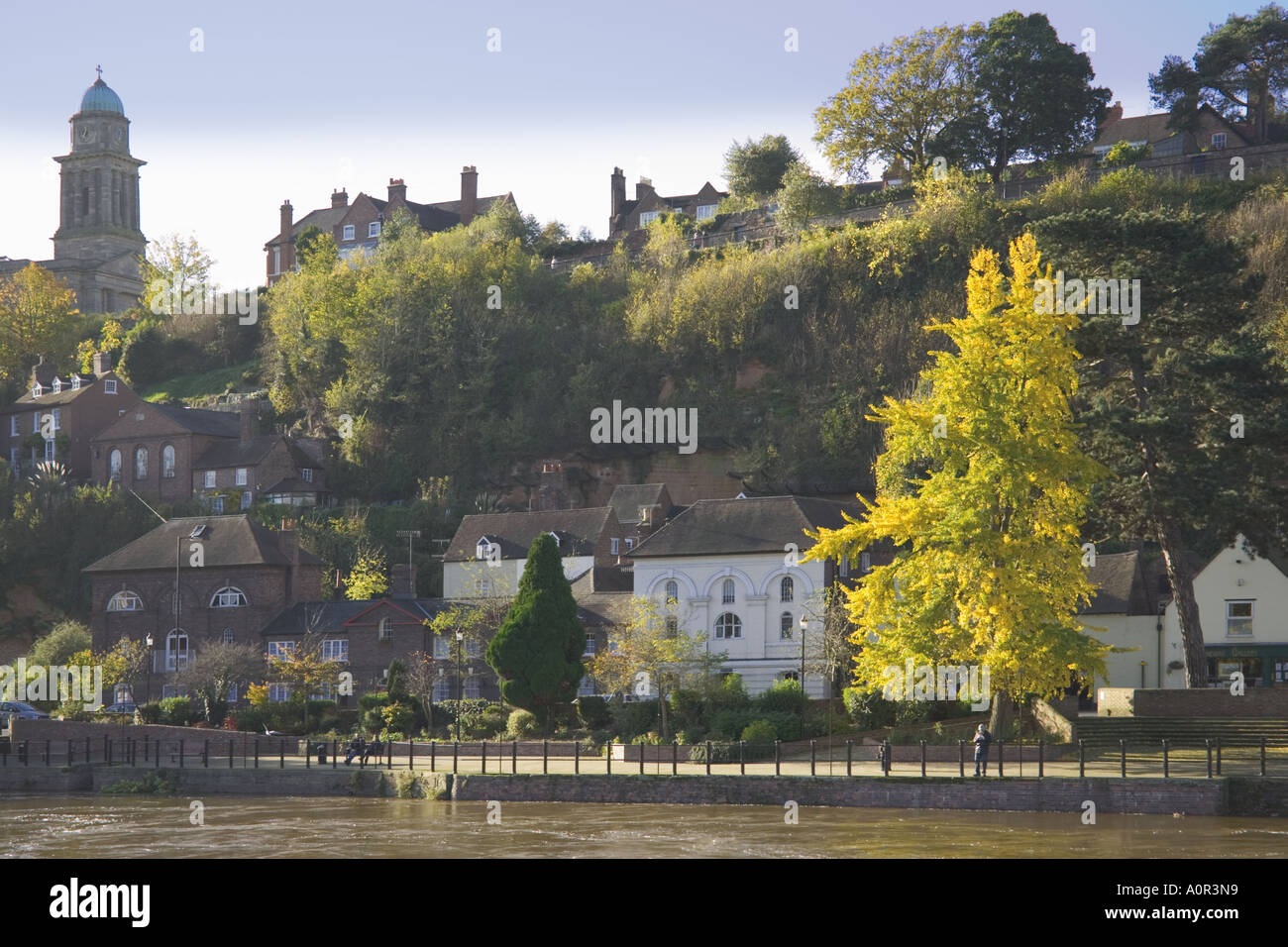 Bridgenorth town with river hi-res stock photography and images - Alamy