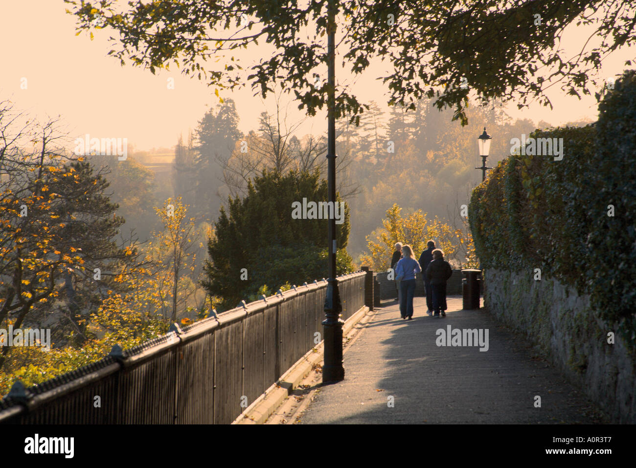 views from the promenade walk around the high upper town bridgnorth ...