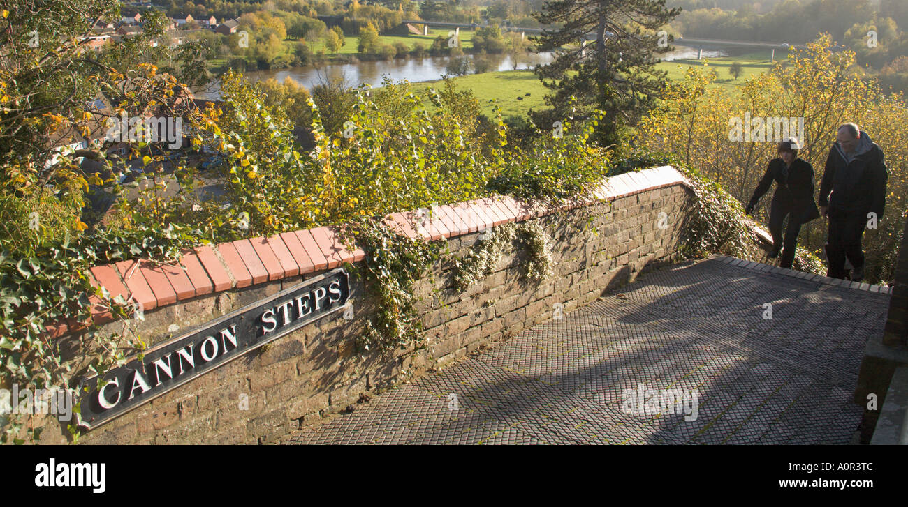 views from the promenade walk around the high upper town bridgnorth ...