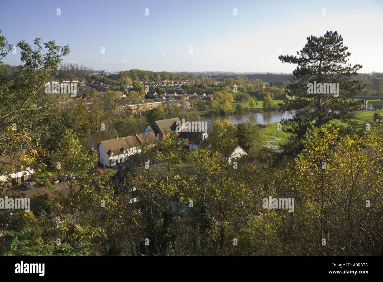 views from the promenade walk around the high upper town bridgnorth ...