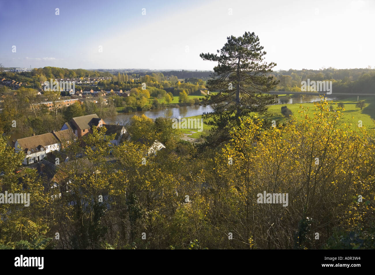 views from the promenade walk around the high upper town bridgnorth ...