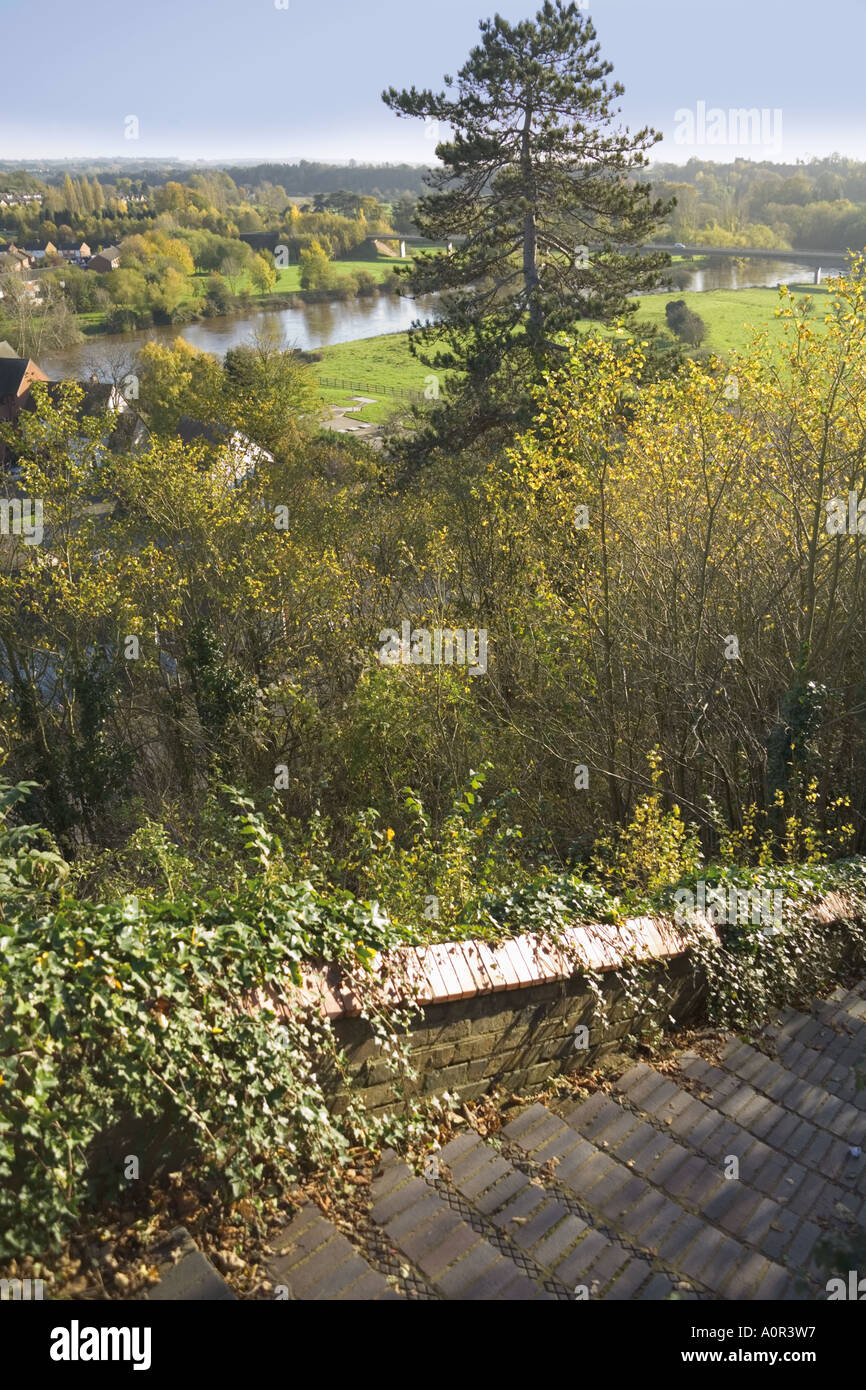 views from the promenade walk around the high upper town bridgnorth ...