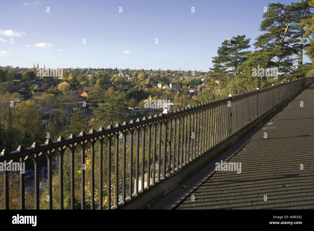 views from the promenade walk around the high upper town bridgnorth ...