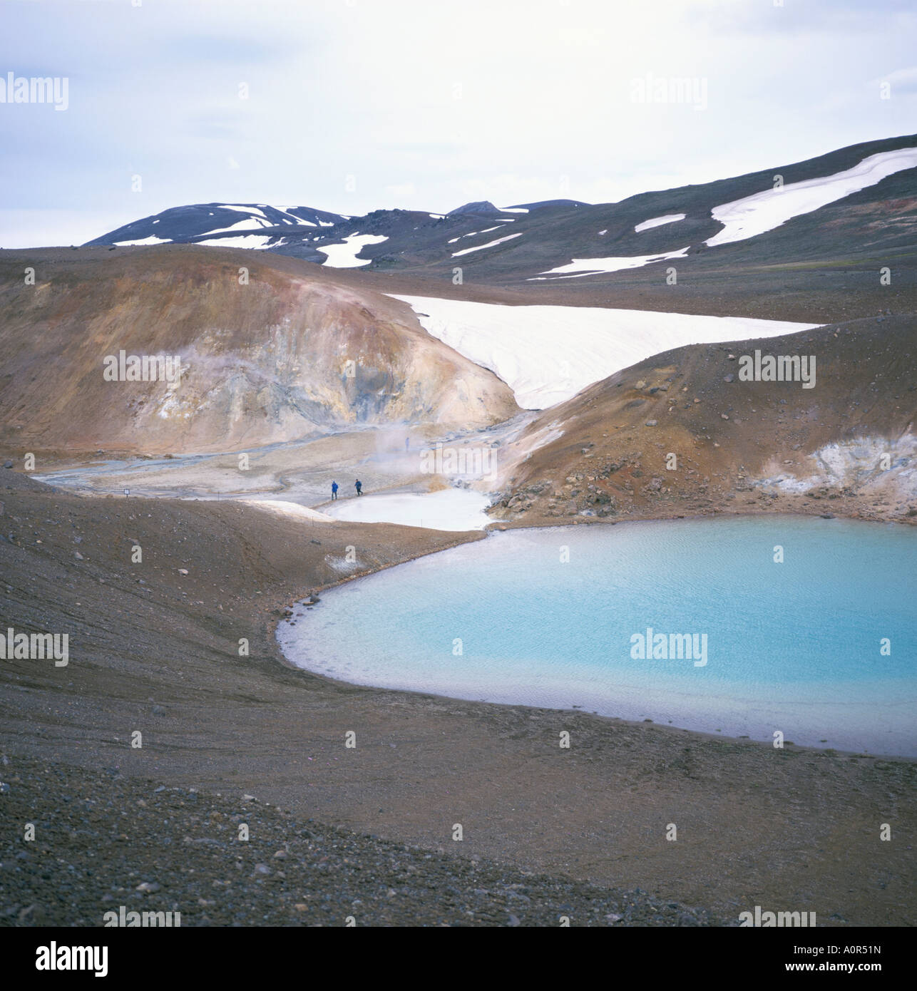 Krafla geothermal area north east Iceland Polar Regions Stock Photo - Alamy